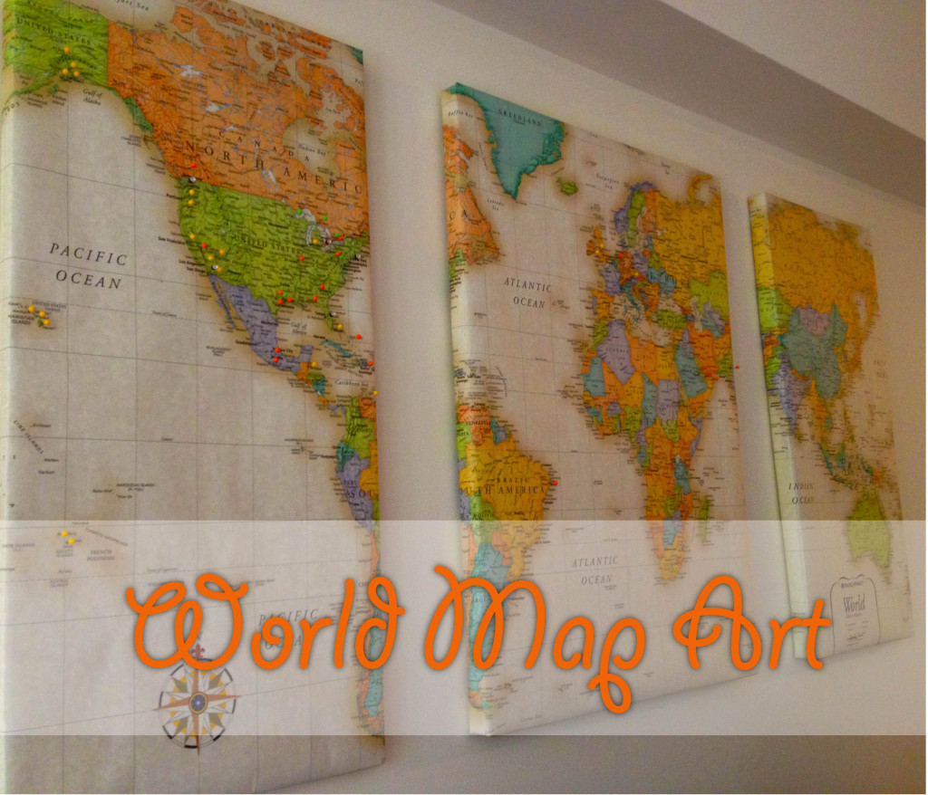 World Map Art ‹ Glitter Spice